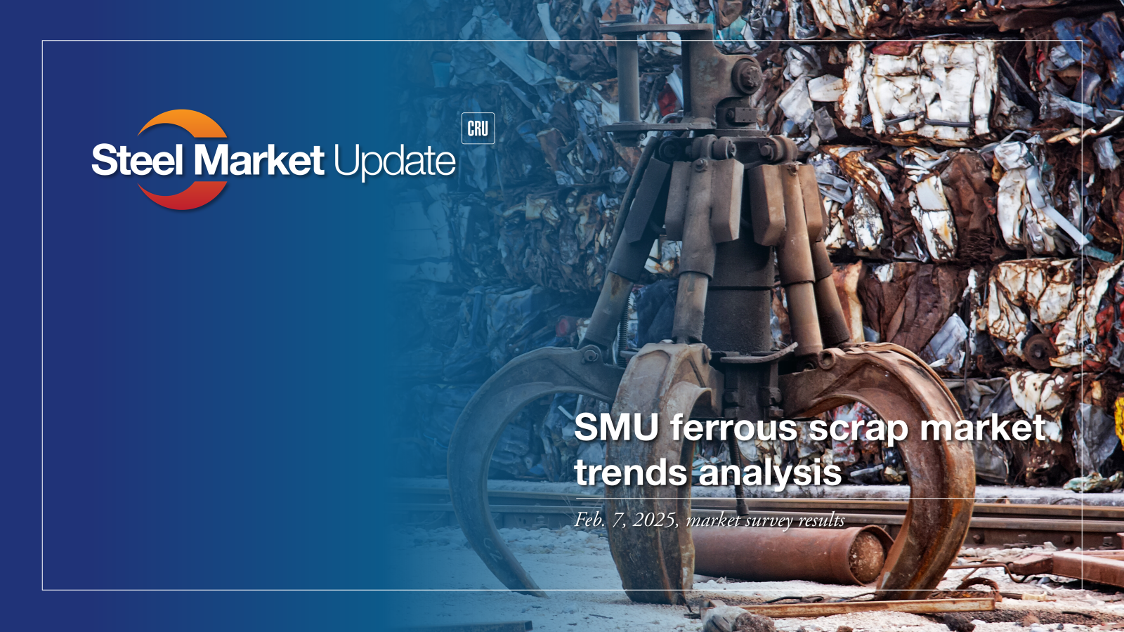 SMU scrap market survey results now available - Steel Market Update