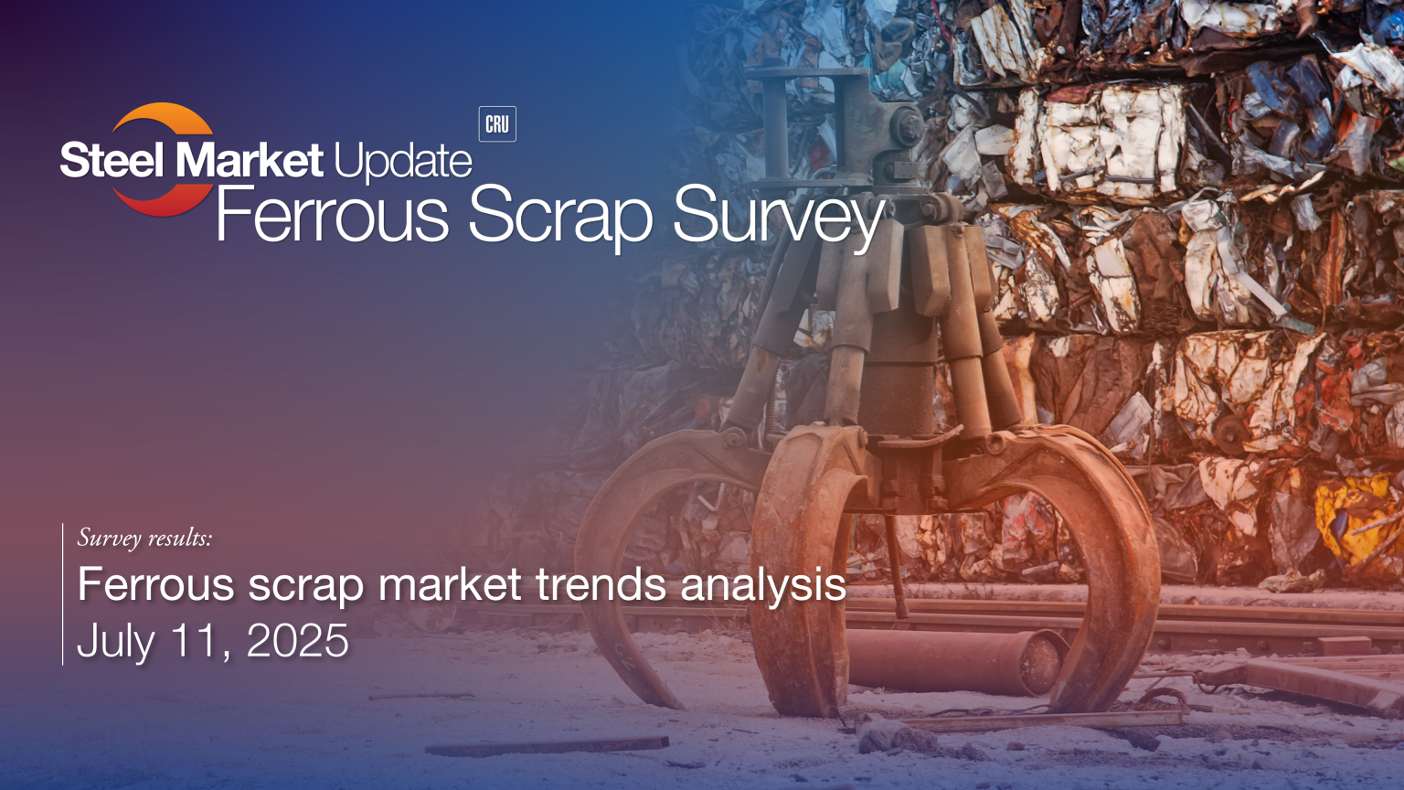 SMU scrap market survey results now available - Steel Market Update